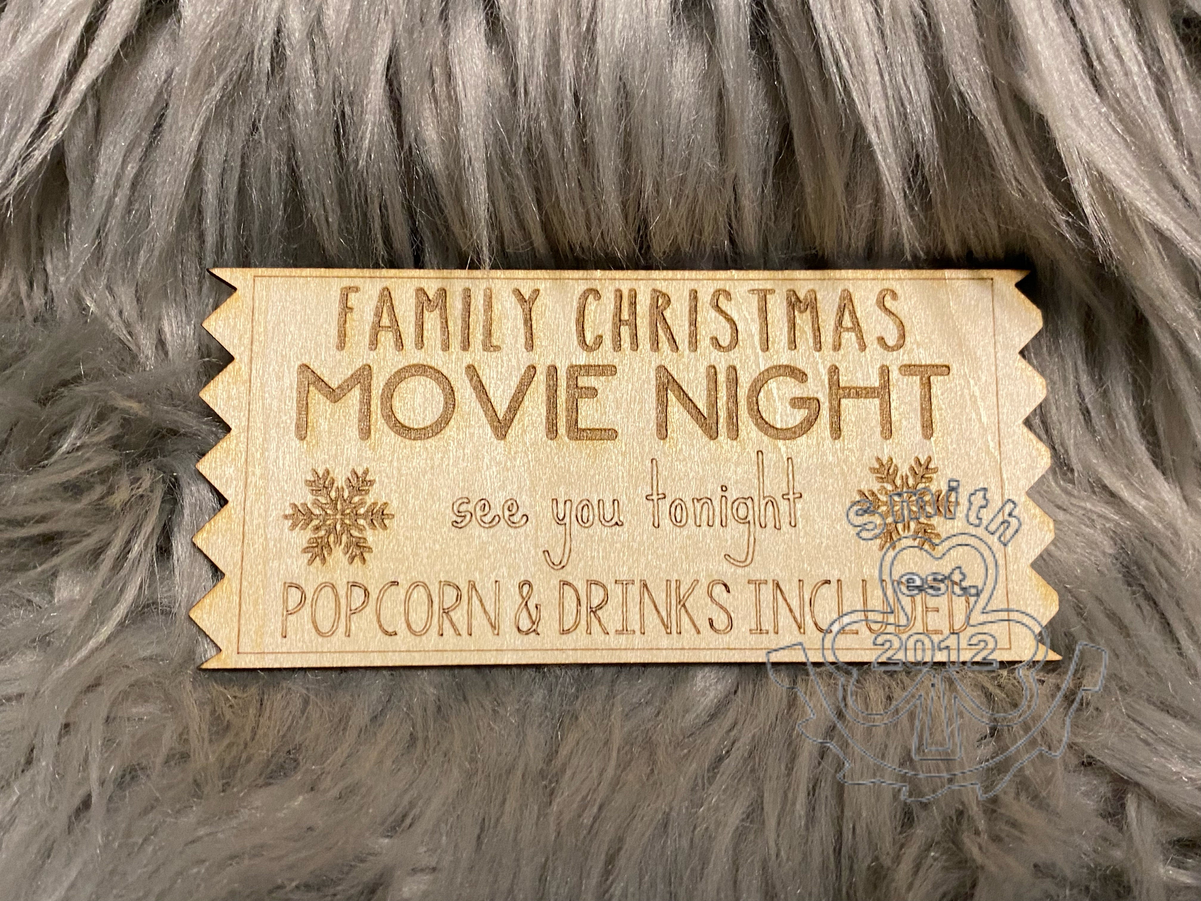 Elf Movie Ticket | Smith Woodcraft And Design